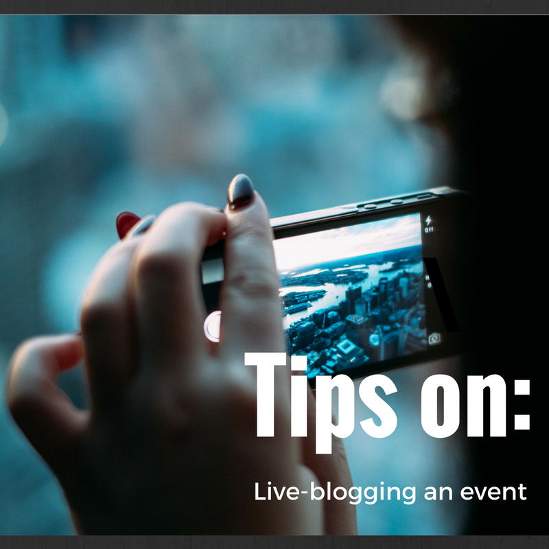 #blogchat: What to Know About Live-blogging an Event | by Hannah Roza ...