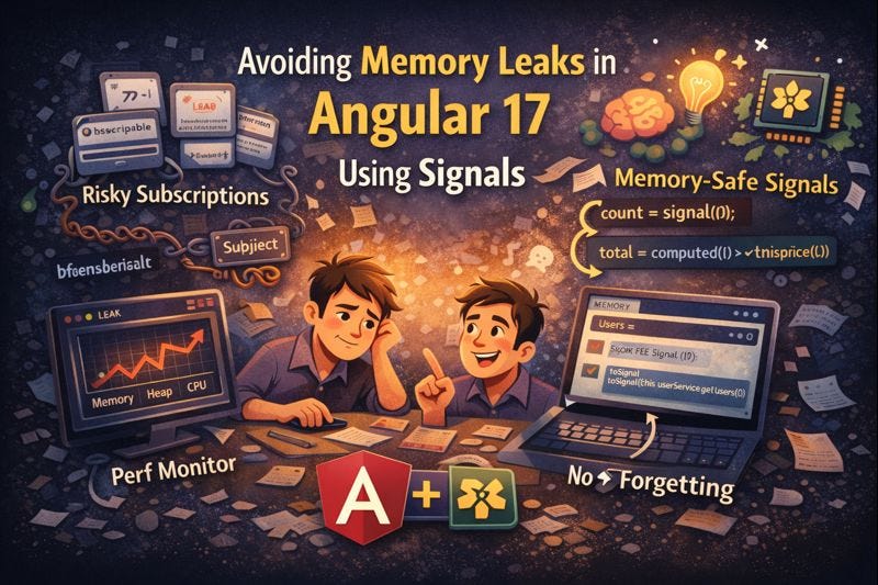 Preventing Memory Leaks in Angular — A Practical Story Series- Part 4 | by Anjusiva | Jan, 2026 ...