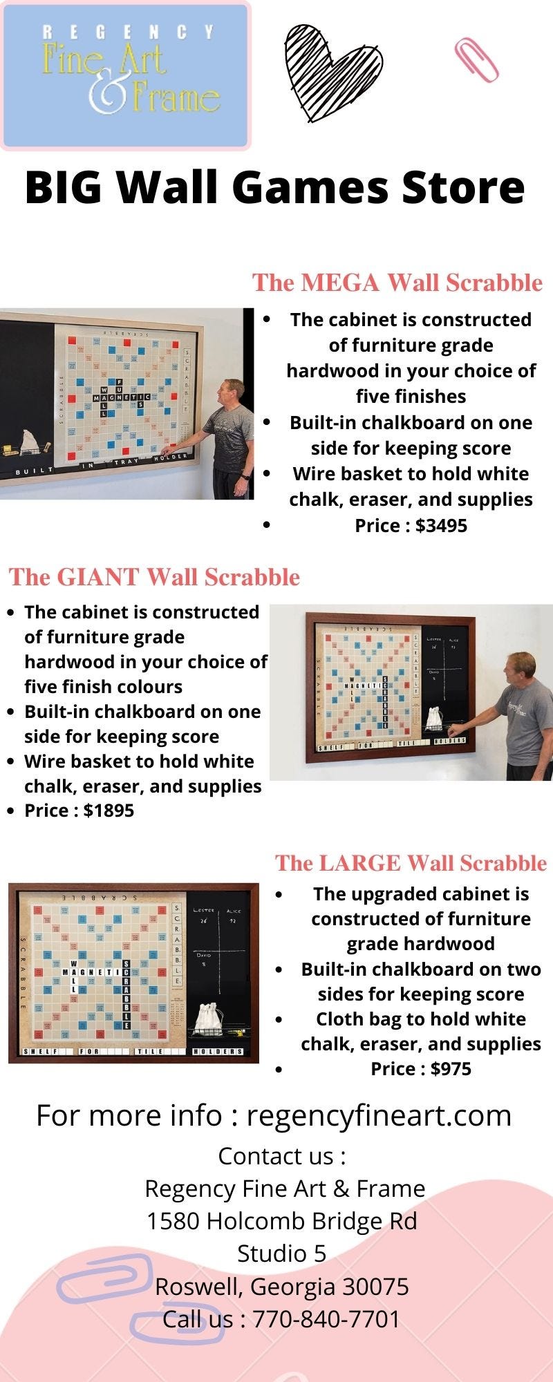 Giant Wall Scrabble Game | Regencyfineart.com - Regencyfineart - Medium