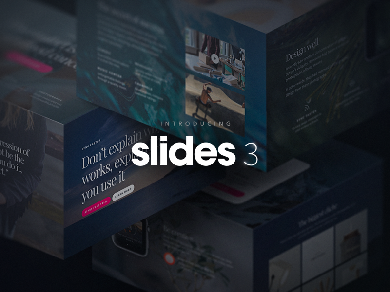 We have Released Slides 3. Our website design app is better than… | by ...
