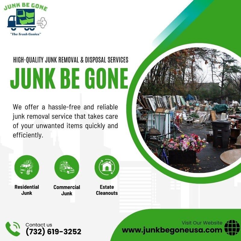 Clean out service in Central NJ - Junk Be Gone - Medium