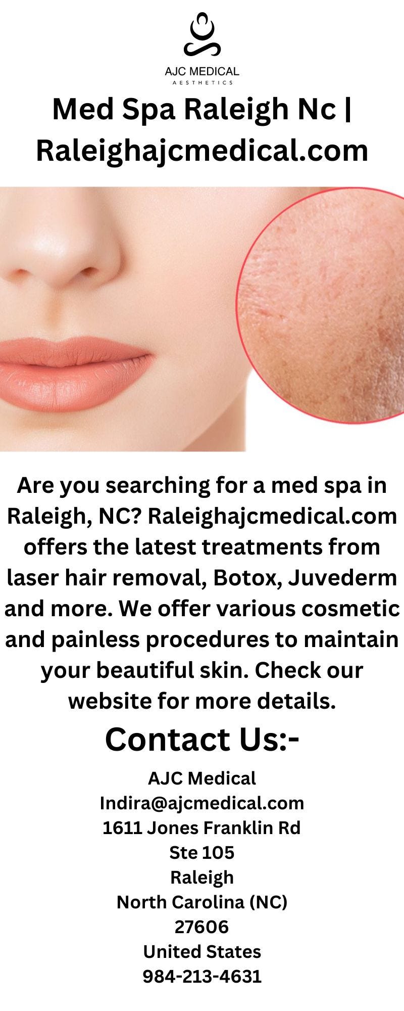 Med Spa Raleigh Nc | Raleighajcmedical.com - Raleighajcmedical - Medium