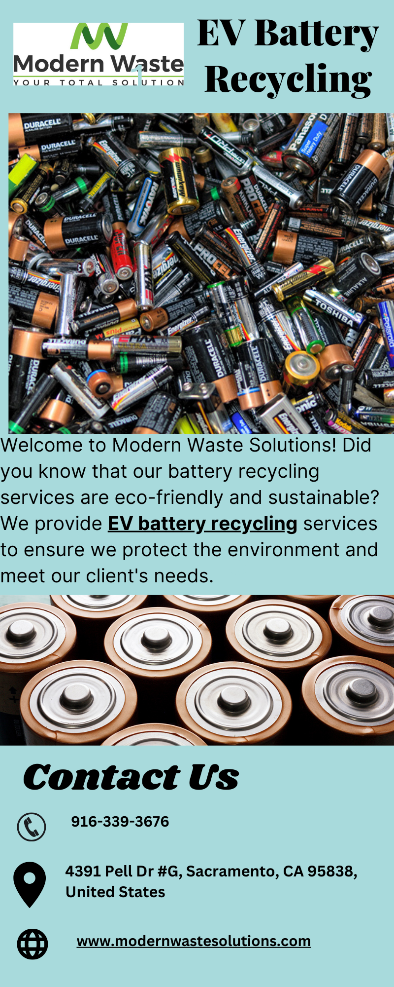 EV Battery Recycling — Modern waste Solutions - Modernwastes - Medium