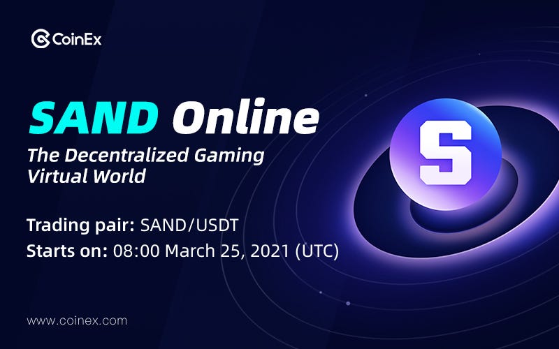 🚀New Listing: $SAND 📊Trading pair: SAND/USDT @TheSandboxGame is a # ...
