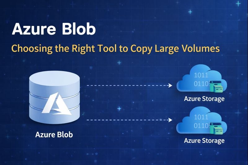 AZ-204 #3: Azure Blob — Which Tool Should You Use to Copy Large Volumes ...