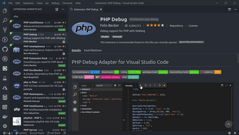 Brincando com PHP e VSCode. Nunca paro de me surpreender com os… | by ...
