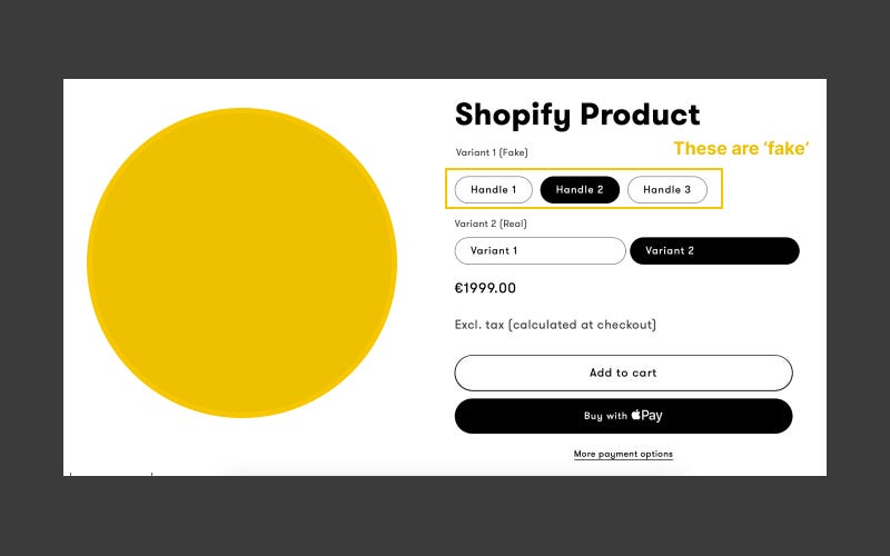 How to redirect to a different URL when selecting a variant on your ...