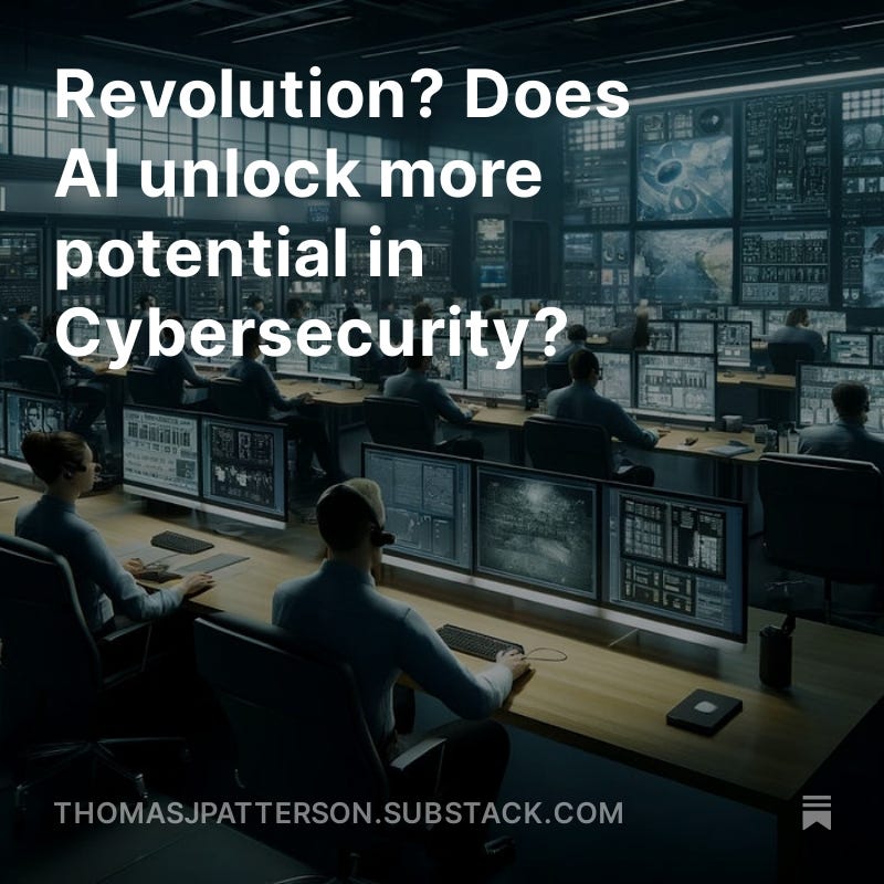 Revolution? Does AI unlock more potential in Cybersecurity? | by Thomas ...