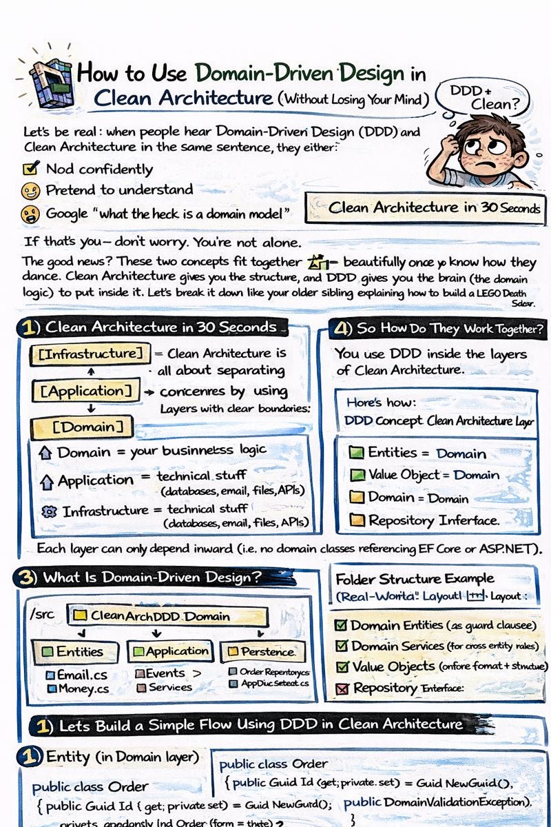 How to Use Domain-Driven Design in Clean Architecture (Without Losing ...
