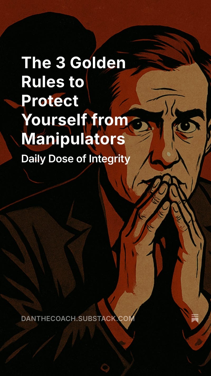 The 3 Golden Rules to Protect Yourself from Manipulators | by Daniel ...