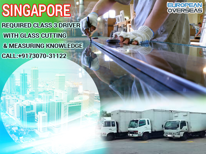 REQUIRED‬ ‪CLASS‬ 3 ‪#‎DRIVER‬ WITH ‪GLASS‬ ‪CUTTING‬ SINGAPORE | by ...