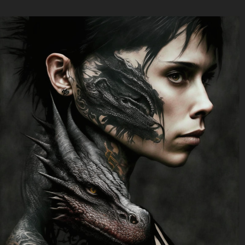 “The Girl with the Dragon Tattoo” by Stieg Larsson | by Petar Petrov ...