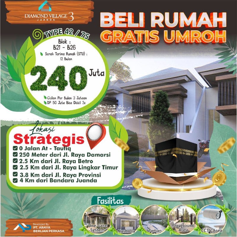 Terbaru, WA 0823–3511–9990, Rumah Berkonsep Modern Di Sidoarjo Hanya 200 Juta-an, Diamond ...