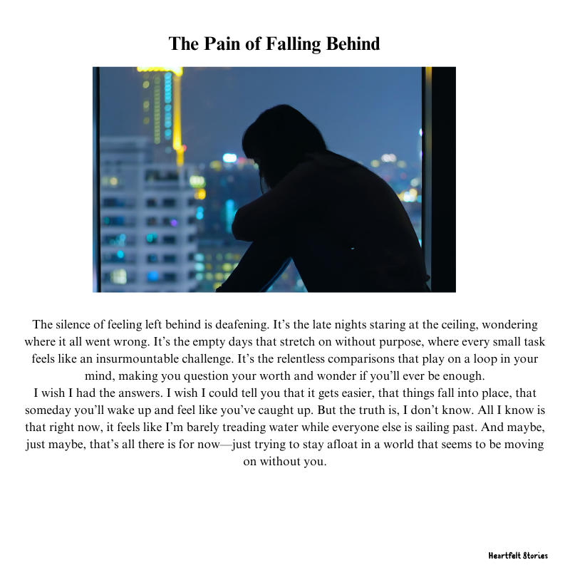 The Pain of Falling Behind. If you’re feeling left behind, know… | by ...