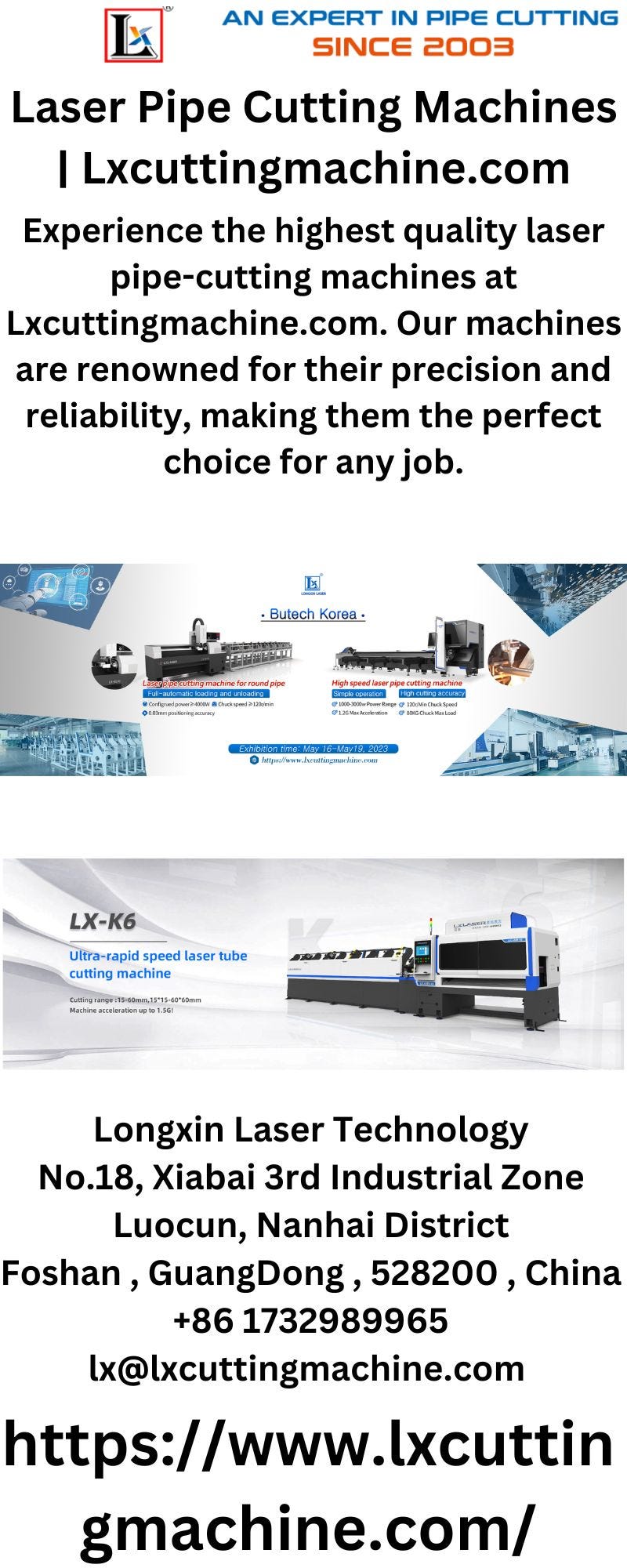 Laser Pipe Cutting Machines | Lxcuttingmachine.com - Longxin Laser Technology - Medium
