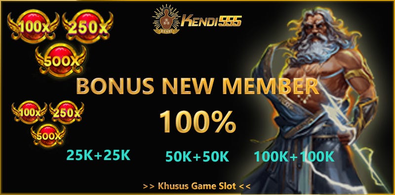 PROMO NEW MEMBER 25+25 : 50+50 : 100+100 | by Kendislot | Medium