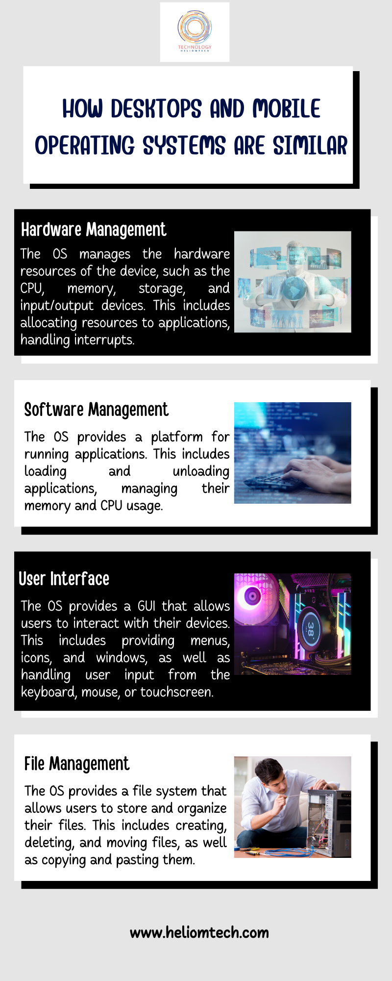 How Desktops And Mobile Operating Systems Are Similar - Heliomtech - Medium