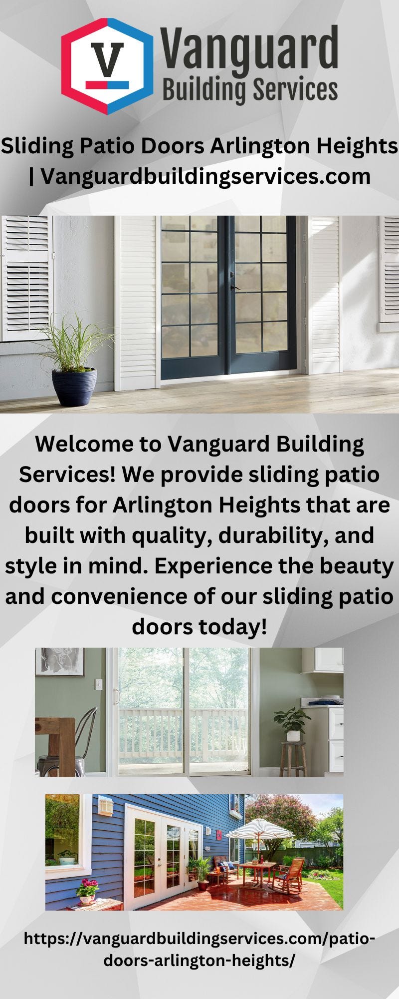 Sliding Patio Doors Arlington Heights | Vanguardbuildingservices.com ...
