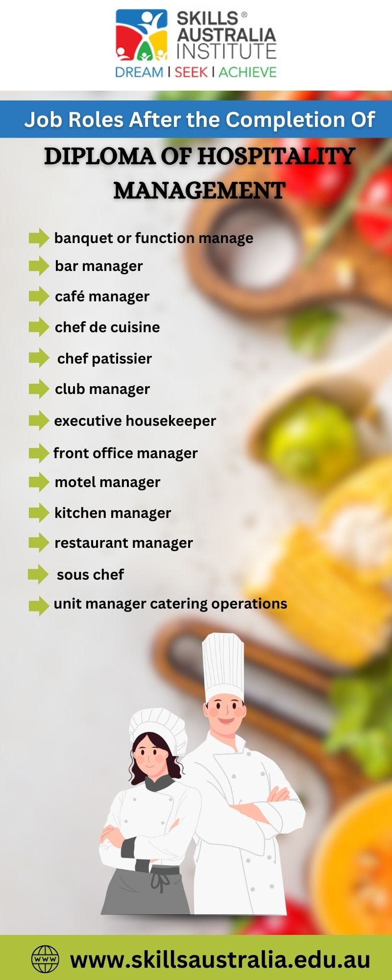 Employment Opportunities Following a Diploma of Hospitality Management ...