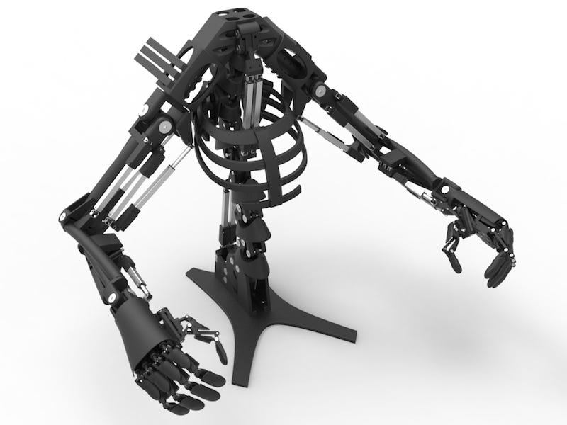 Youbionic One — A 3D-Printable Headless Humanoid Torso | by Jeremy S ...
