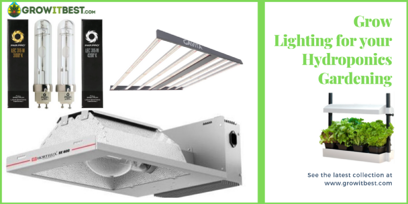 How to Choose the Proper Grow Lighting for your Hydroponics Gardening ...