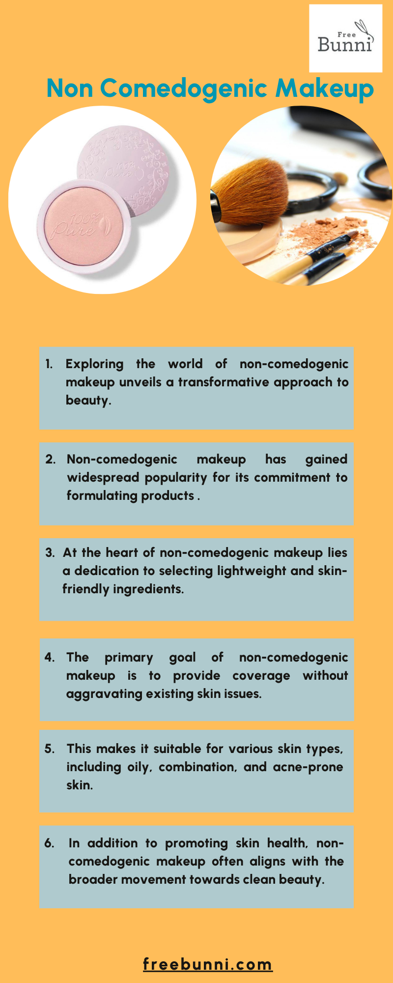 Non Comedogenic Makeup — Free Bunni - Freebunni - Medium