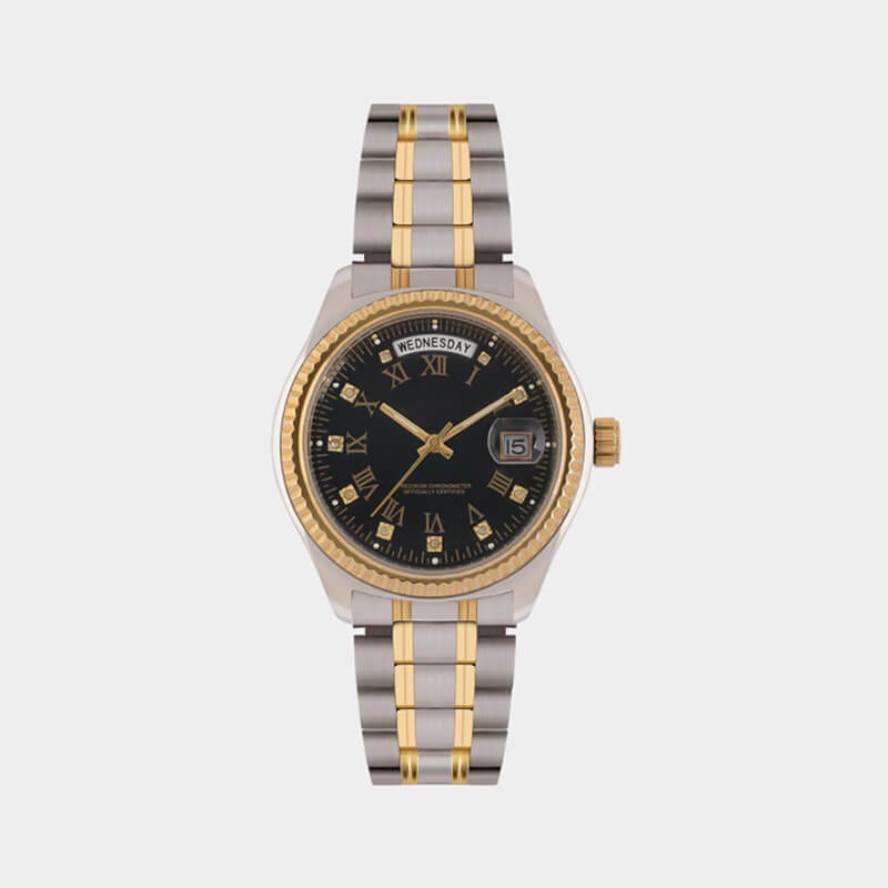 LUXURY STAINLESS STEEL BACK MULTIFUNCTION WATCH - shijinwatch - Medium