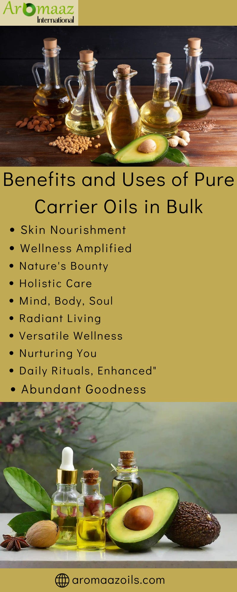 Benefits and Uses of Pure Carrier Oils in Bulk — Aromaaz Oils - Aromaaz ...