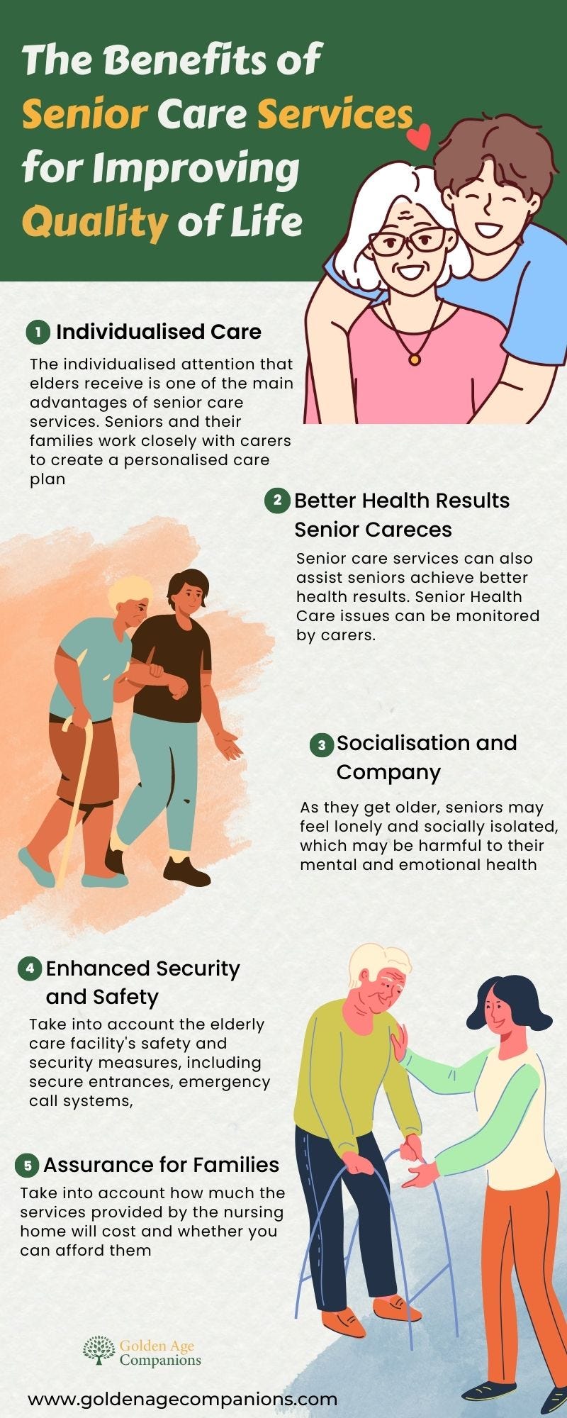 Benefits Of Senior Care Services - Golden Age Companions - Medium