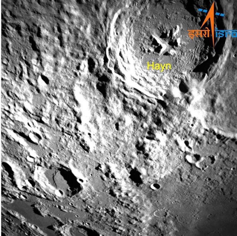 ISRO releases images of moon captured from 70 km altitude by Lander ...