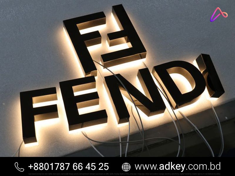 3D Acrylic Backlit & Frontlit Acrylic Letter Advertising in BD | by ...