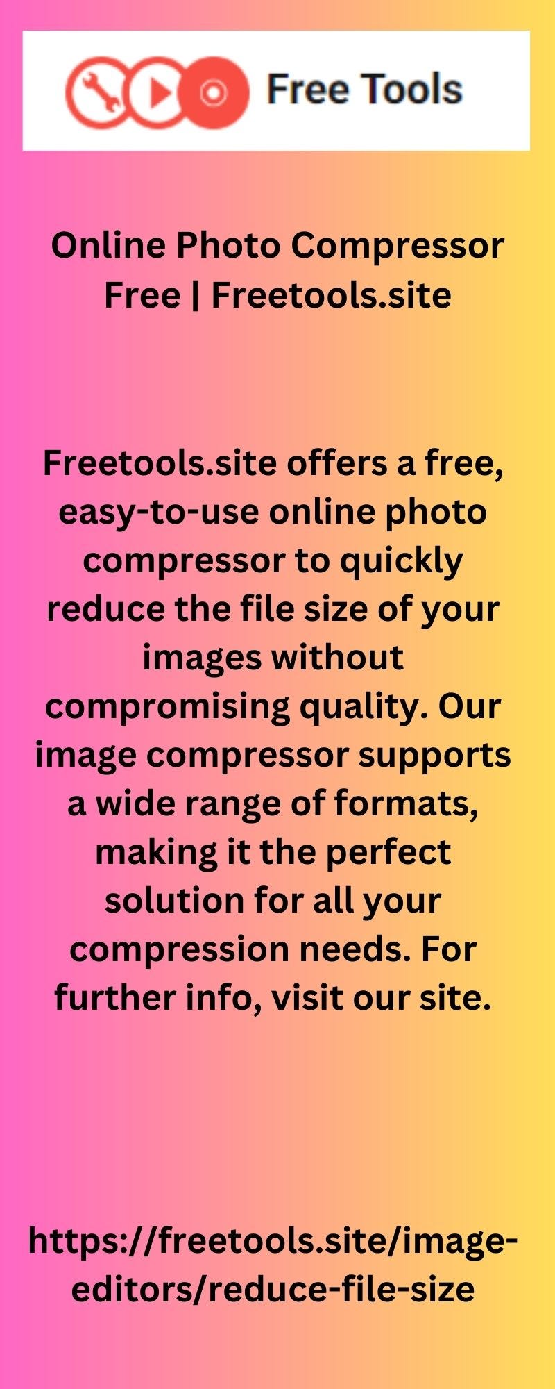 Online Photo Compressor Free | Freetools.site - freetools.site - Medium