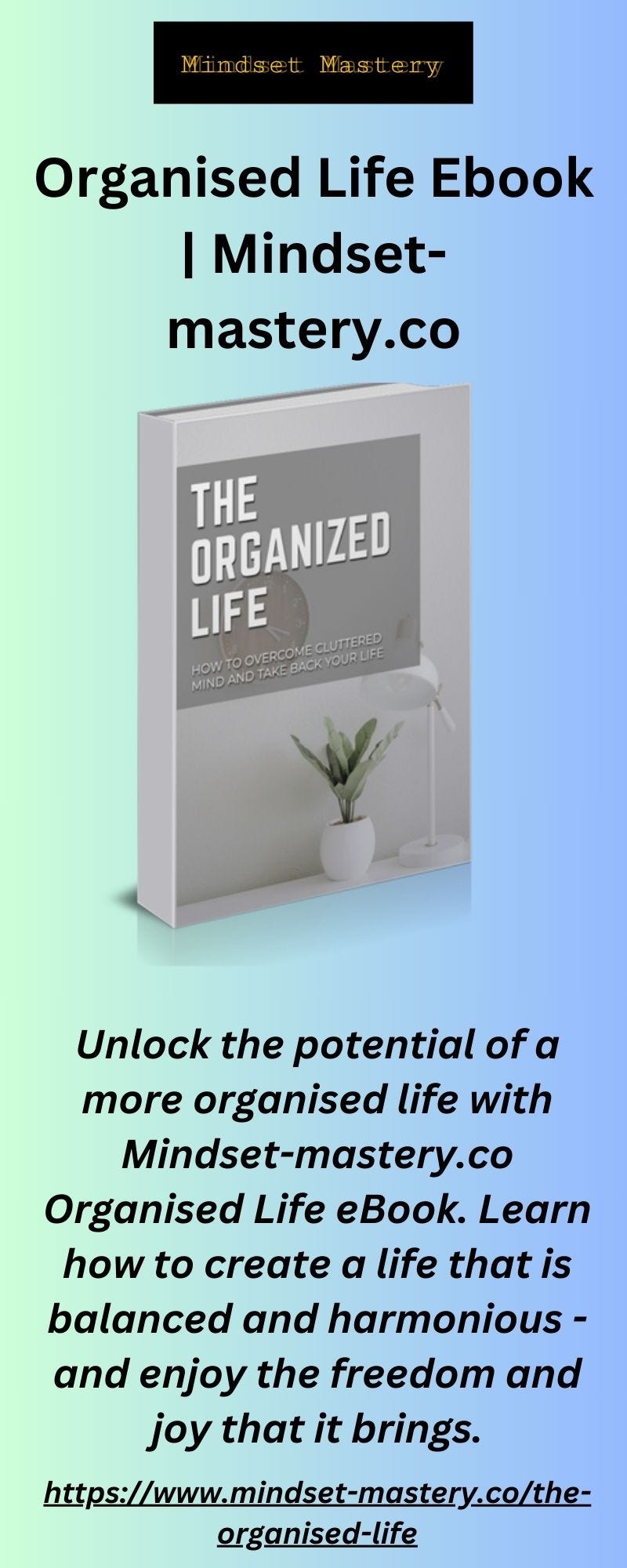 Organised Life Ebook | Mindset-mastery.co - Mindset-Mastery - Medium