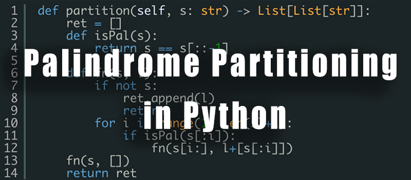 Palindrome Partitioning Problem. · Problem Statement: Find the minimum… | by Aaryan Sarnaik | Medium