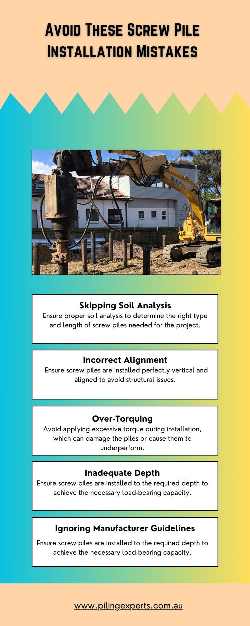 Avoid These Screw Pile Installation Mistakes - Screwpiling sydney - Medium