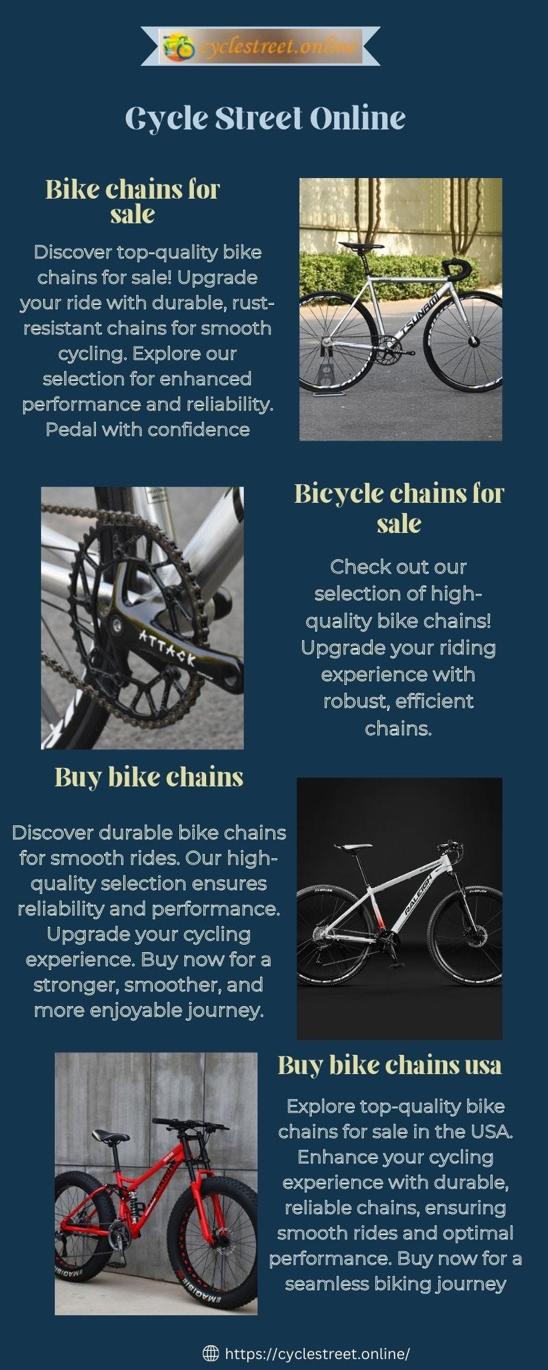 Buy Bike Chains USA | Cycle Street Online - Cycle Street Online - Medium
