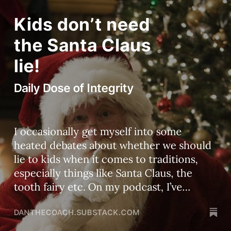 Kids don’t need the Santa Claus lie! | by Daniel Munro | Medium