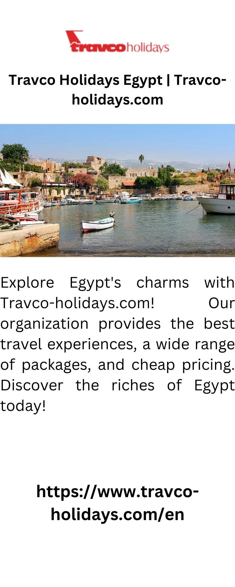 Travco Holidays Egypt | Travco-holidays.com - Travcoholidays - Medium