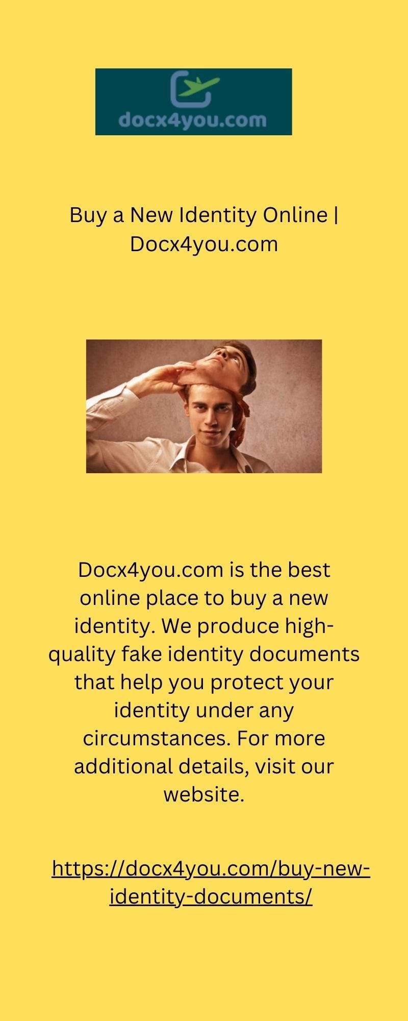 Buy a New Identity Online | Docx4you.com - Docxyou - Medium