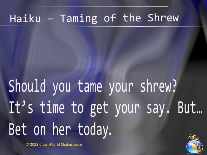 Haikus for All of Youse - ClownWorld Shakespeare - Medium