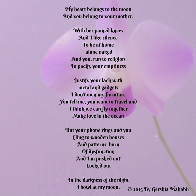 Blue Moon. Poem | by Gershia Mahabir | Medium