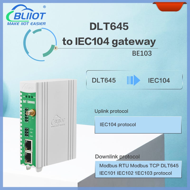 BLIIoT|New Version BE103 DL/T645 Modbus to IEC104 Gateway in Power System Monitoring | by Luvia ...