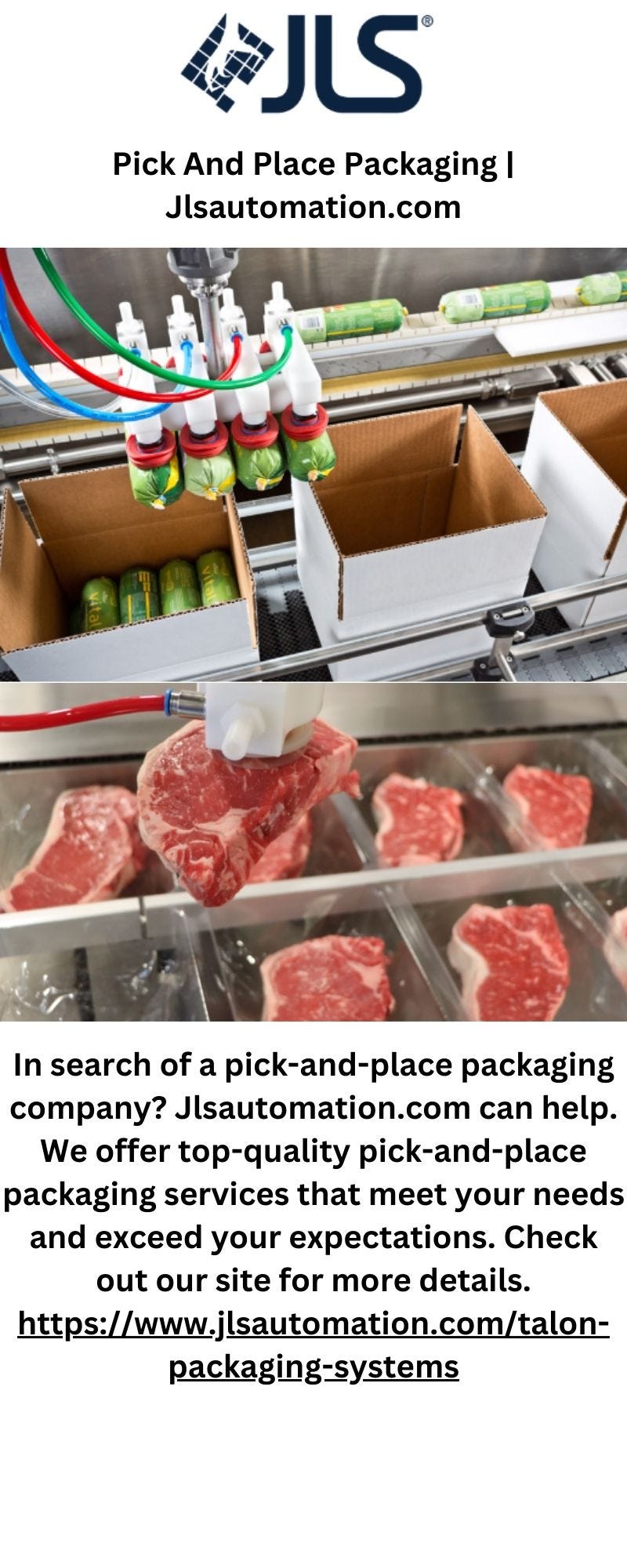 Pick And Place Packaging | Jlsautomation.com - Jlsautomation - Medium