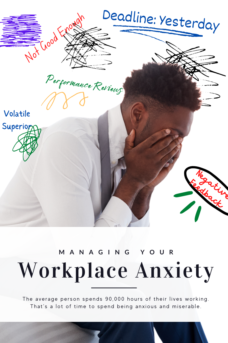 Managing Your Workplace Anxiety. The average person spends 90,000 hours ...