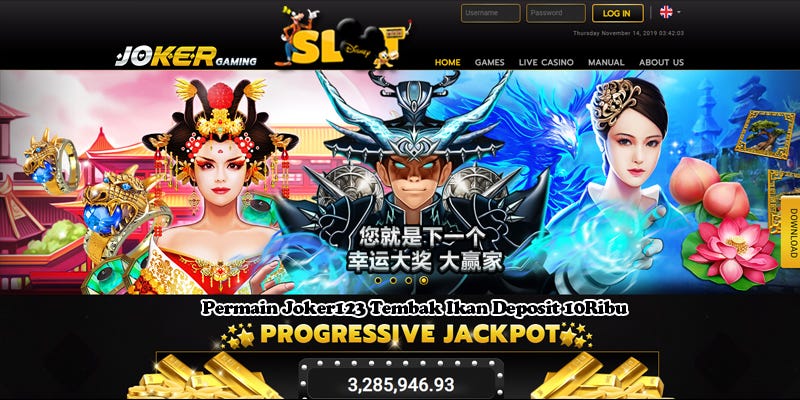 Permain Joker123 Tembak Ikan Deposit 10Ribu | by DisneySlot — Agen Slot Game | Medium