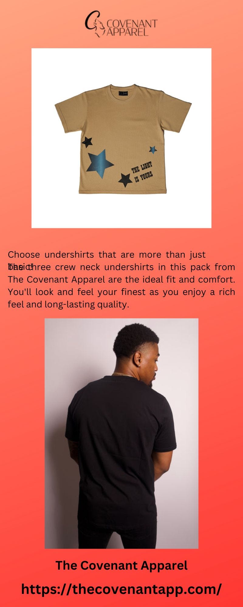 3 Pack Undershirt Crew Neck | The Covenant Apparel - The Covenant ...