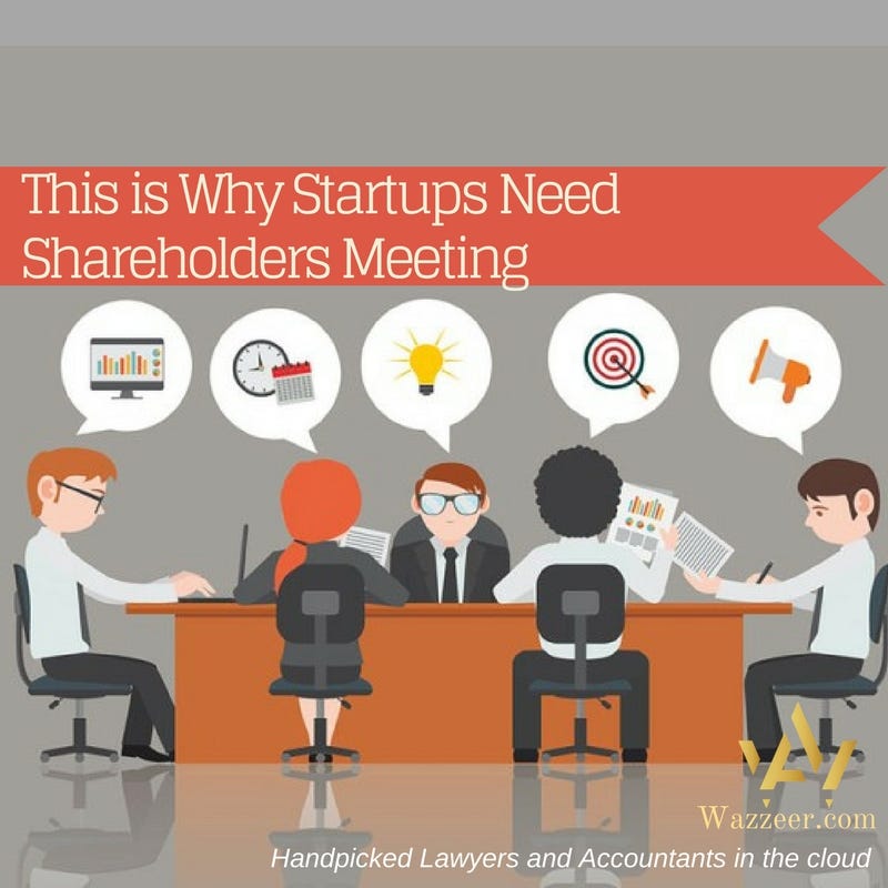Must know Things about Shareholders’ Meeting in a Startup | by Wazzeer ...