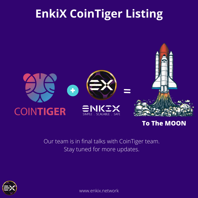 EnkiX is getting listed on CoinTiger - Enkixdao - Medium