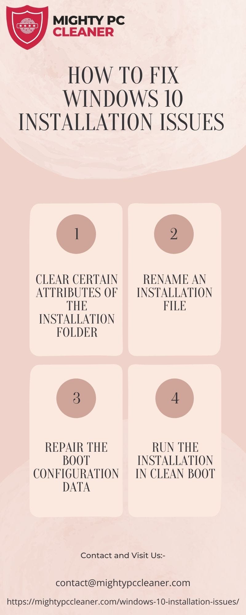 How to Fix Windows 10 Installation Issues - Mighty PC Cleaner - Medium