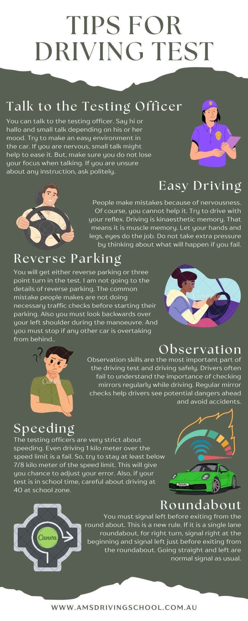 Tips for Driving Test - Seo AMS Driving School - Medium